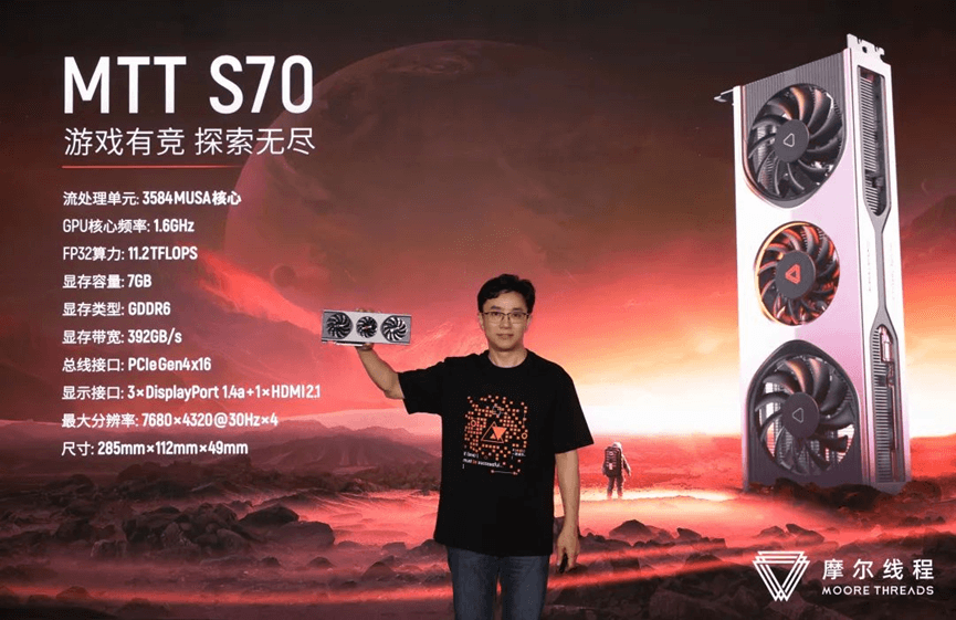 卷起来了，国产显卡再添新成员，MTT S70主打性价比