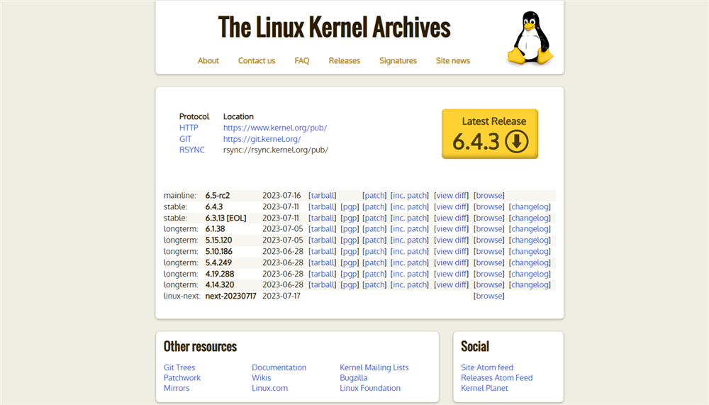 怎么获取linux内核源代码？官网git直接下载 