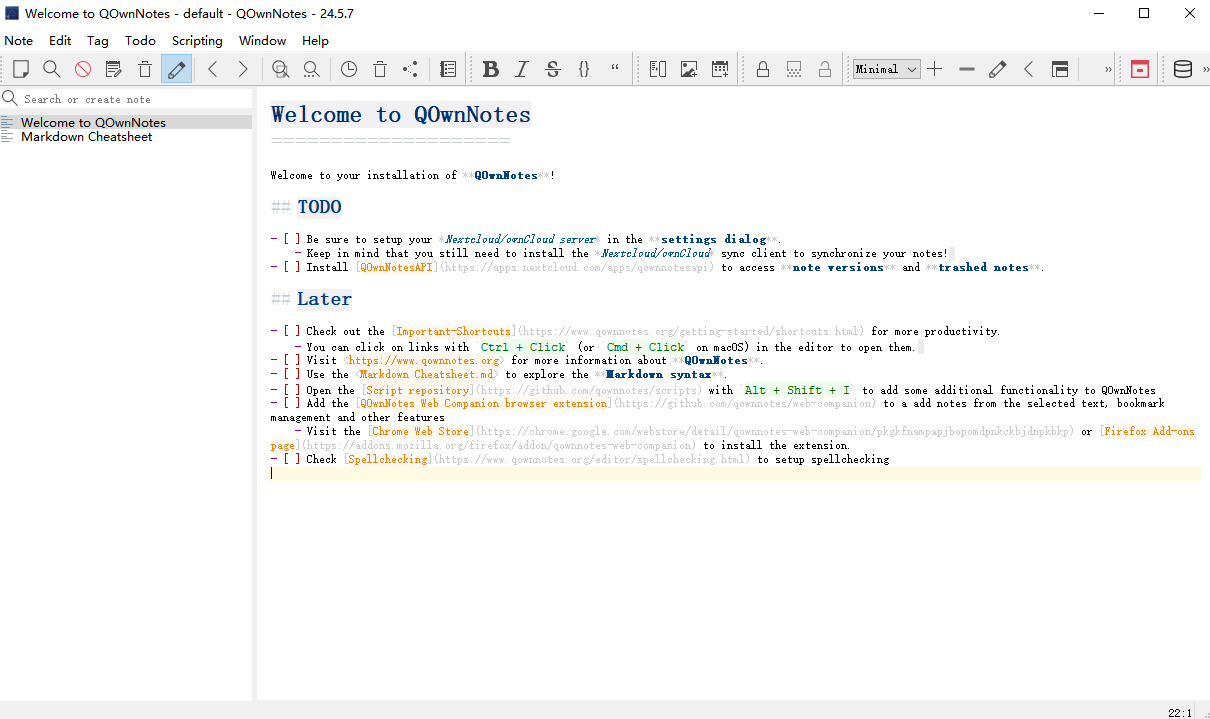 QOwnNotes：开源Markdown笔记本，适用多个系统